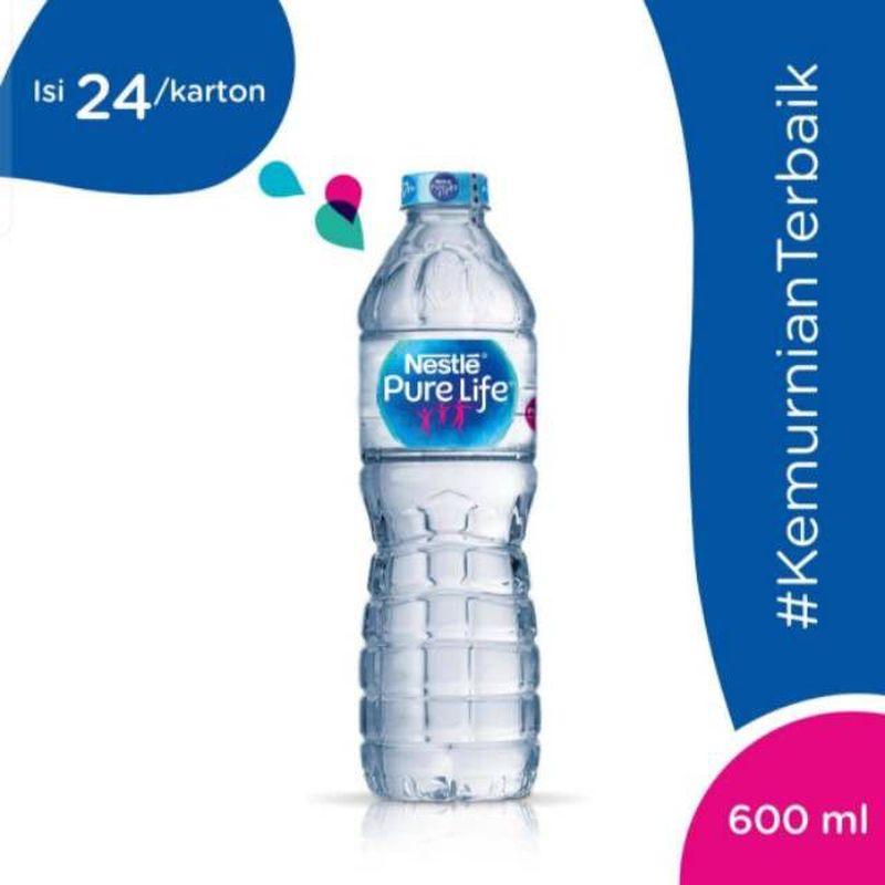 Nestle Mineral Botol 600 mL