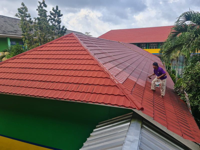 Pengecatan Atap/Dak