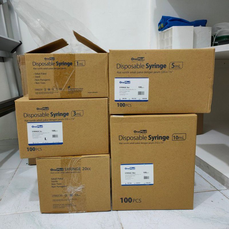 Disposable Syringe Spuit 5ml OneMed