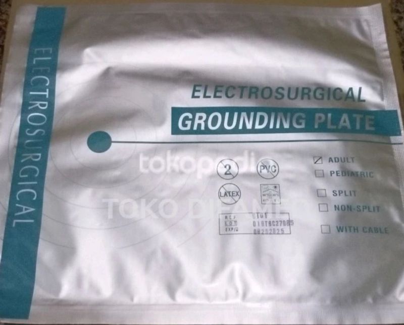 Disposable Grounding Plate - Horizontal