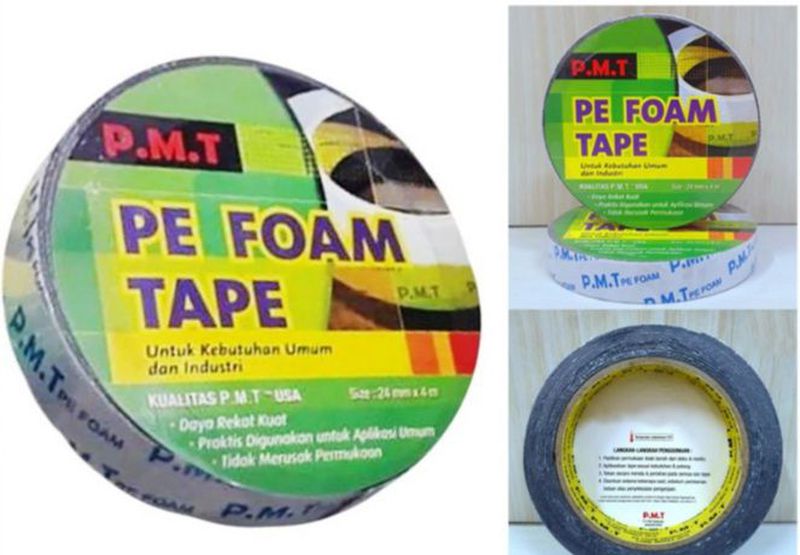 Double Tape Hitam Tebal