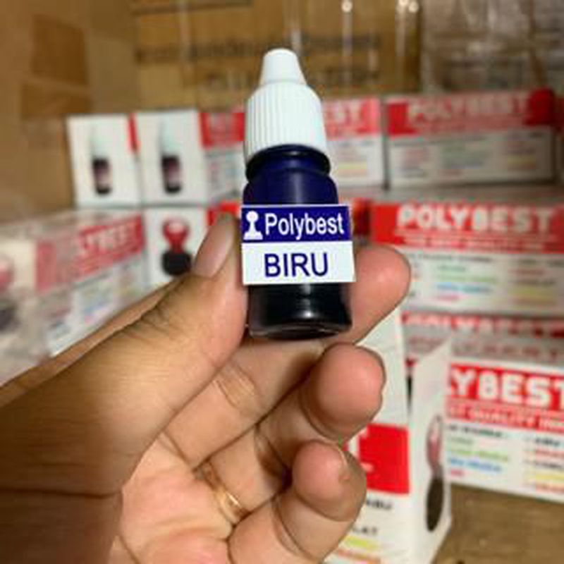 Polybest isi tinta warna biru