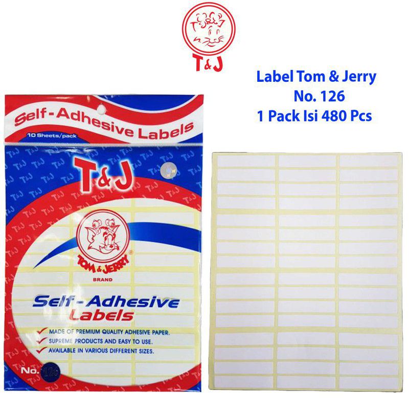 sticker lable no.126