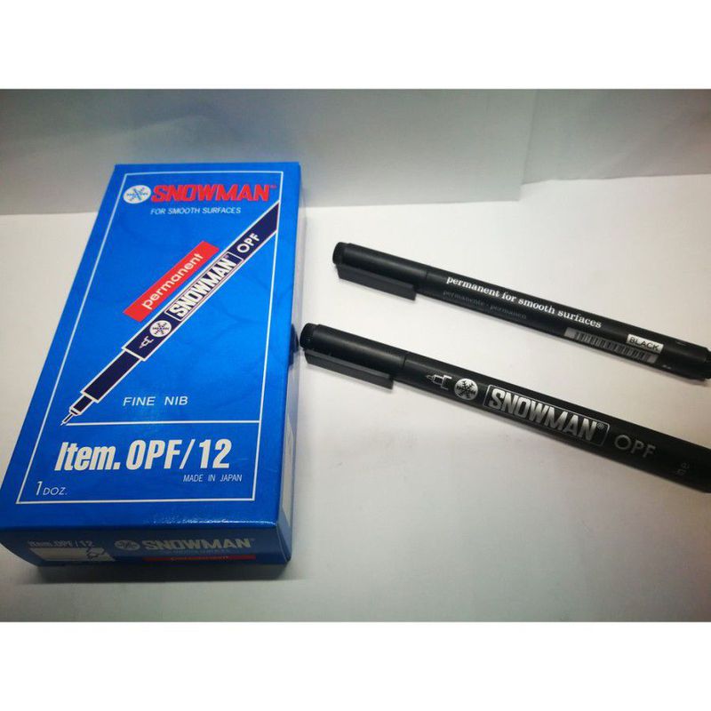 Spidol Pen Snowman OPF Permanent