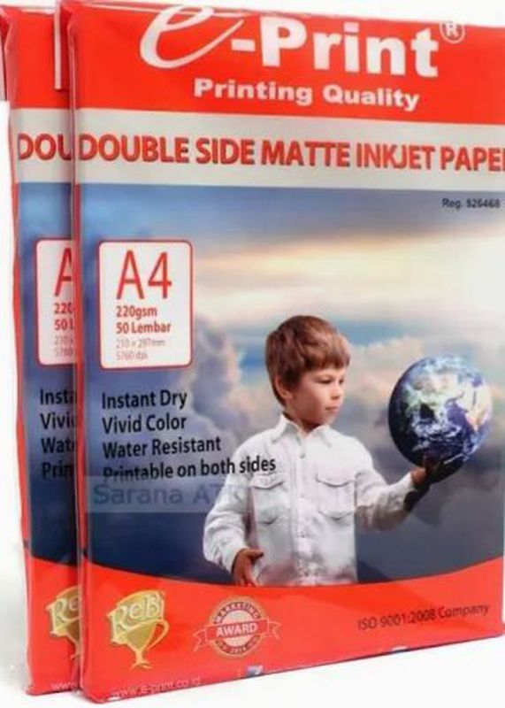 Kertas Foto Double Matte