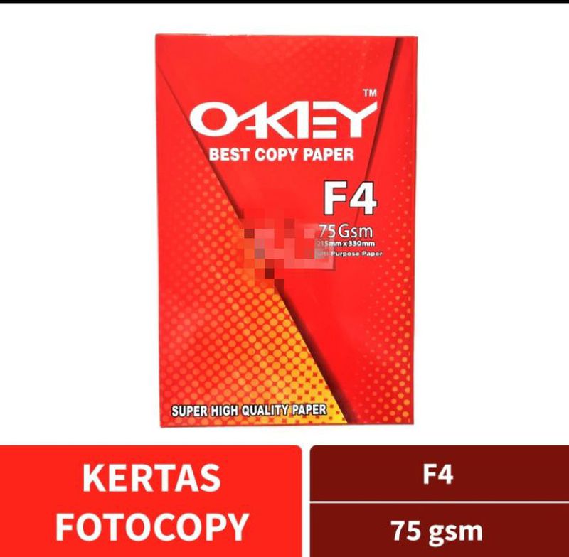 Kertas F4 75gsm Okey
