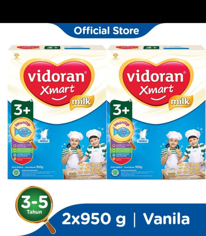susu bubuk vidoran xmart