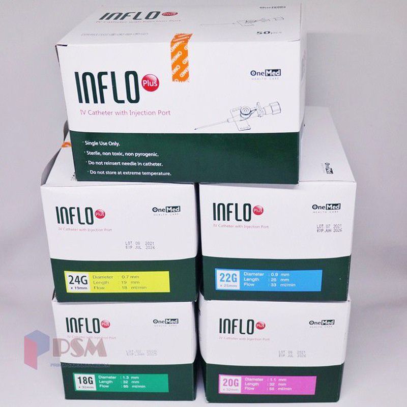 Jarum Inflo Iv Catheter OneMed 22G