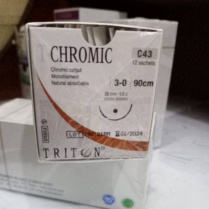 Benang C45x T-Chromic Catgut Chromic 1
