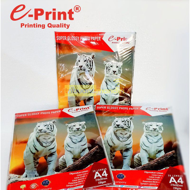 Kertas Foto / Photo Paper E-Print 230gms Uk. A4