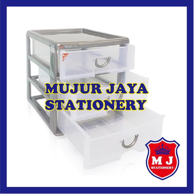 LACI SUSUN MINI PLASTIK 3 SLOT RAK CONTAINER SHINPO MAXIM MINI DRAWER ...