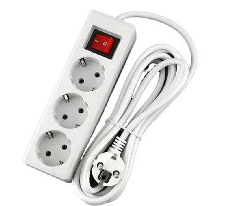 Stop Kontak Kabel / Stop Kontak 3 Lubang Panjang 3M + KABEL