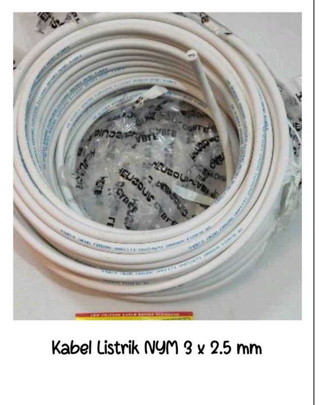 Kabel Listrik NYM 3x2.3 mm