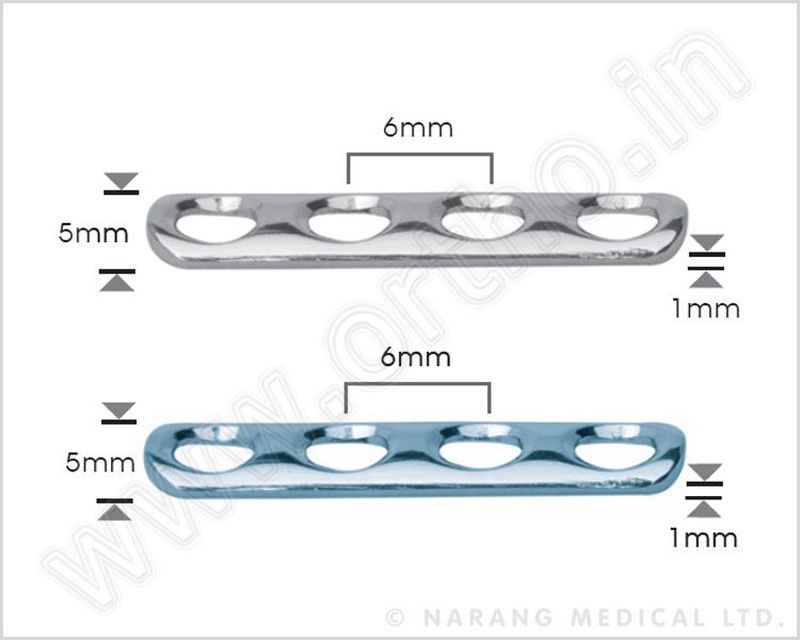 Orthopedic Implants, mini plate uncontinue