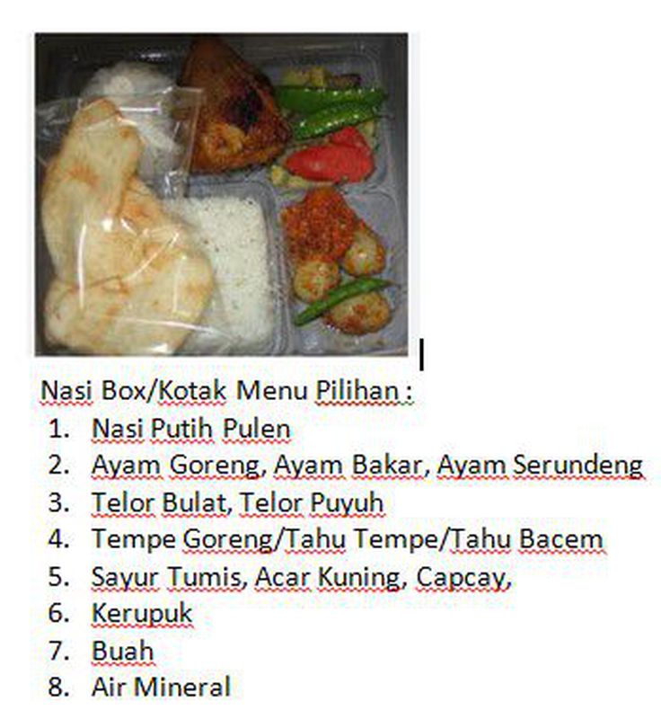 Nasi Box/Nasi Kotak