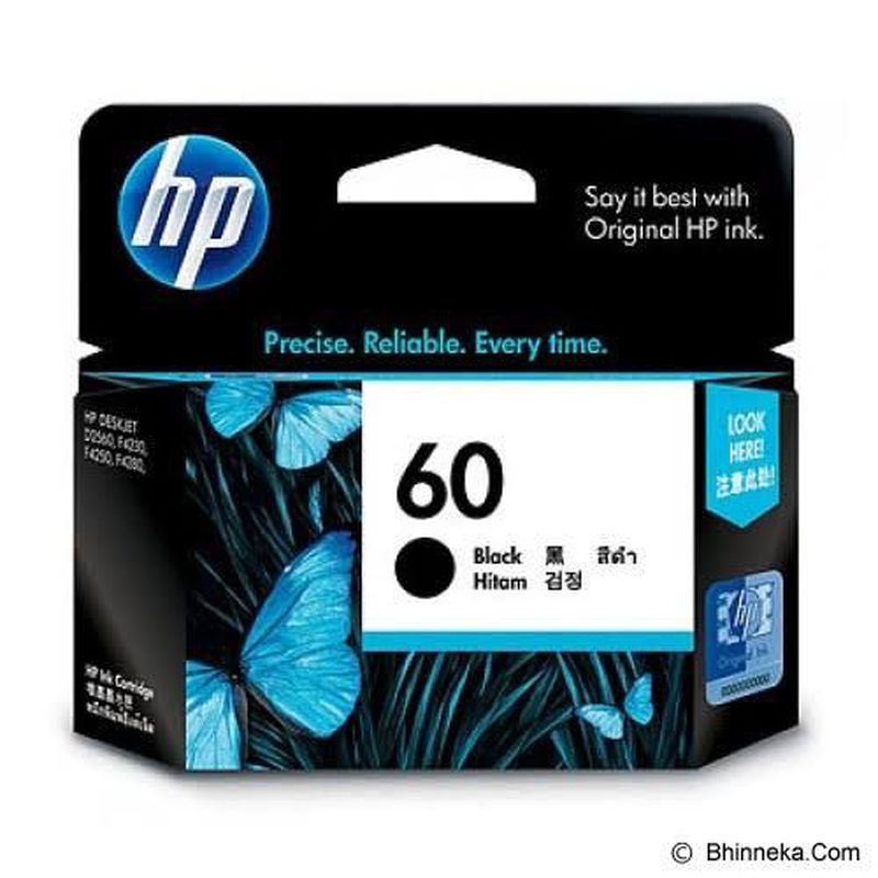 Tinta Inkjet HP 60 Black