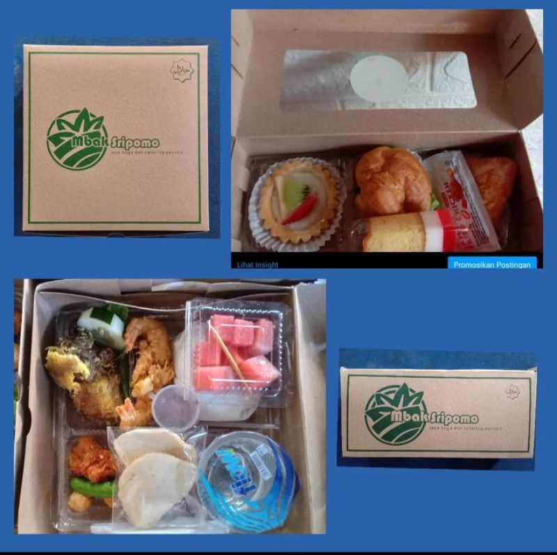 Nasi dan snack paket A