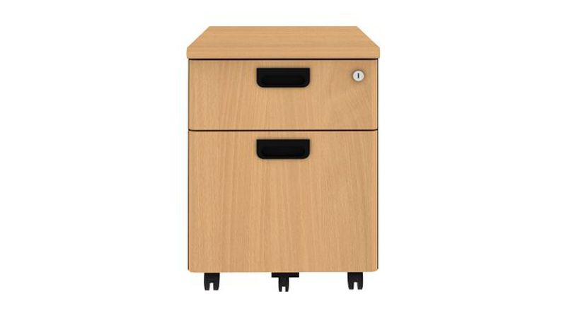 Mobile Pedestal MP-M02 - Mahogany
