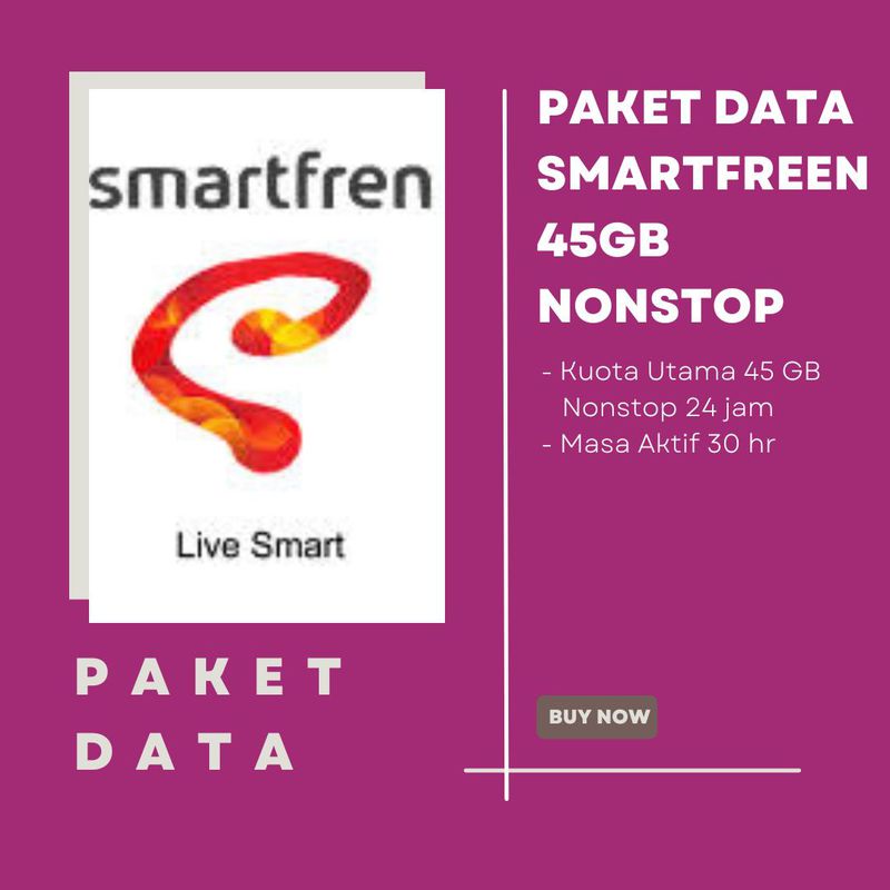Paket Data Smartfren 45GB Nonstop