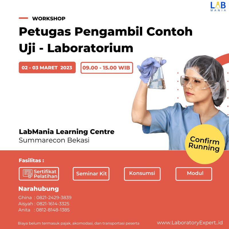 Workshop Petugas Pengambil Contoh Uji Laboratorium