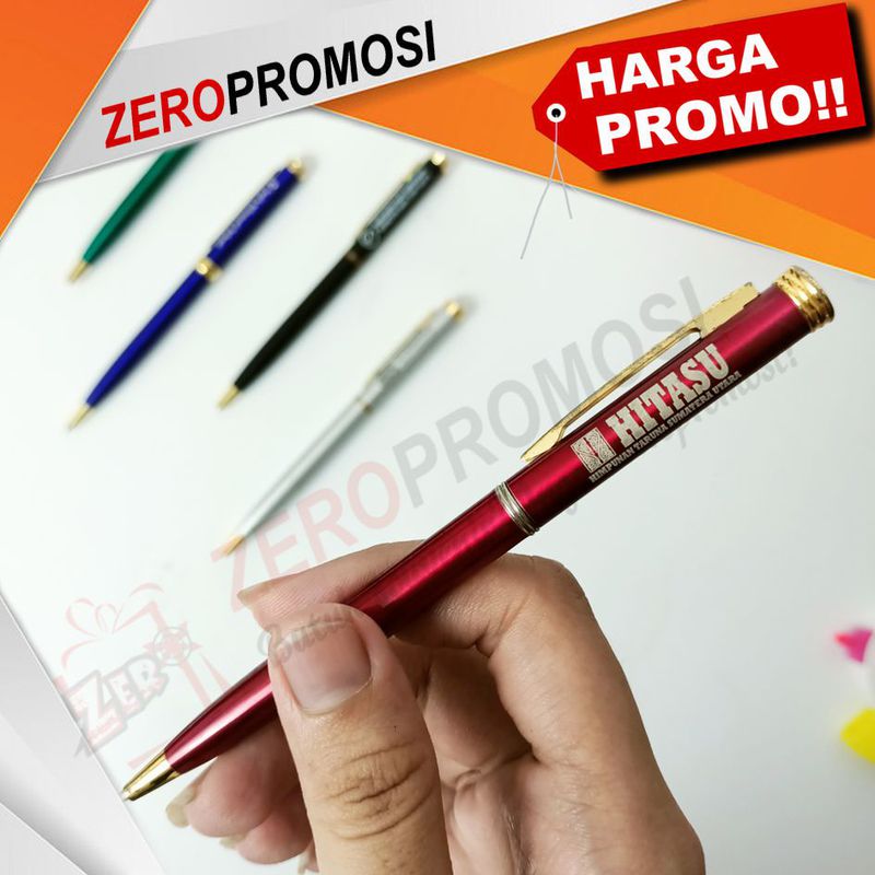 Souvenir Pen Besi Metal Paku AN Custom