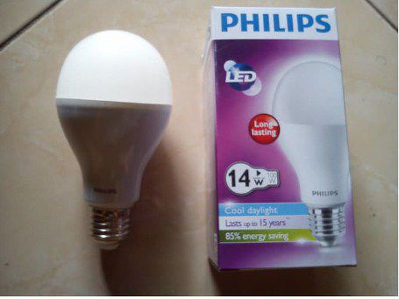 Lampu Philips LED 14 Watt, Merek Philips