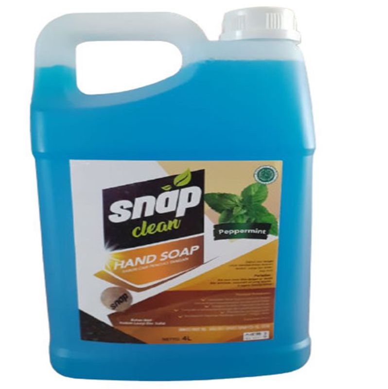 HAND SOAP ANTI BAKTERI Snap Clean, Pencuci tangan, Jerigen 4 ltr ...