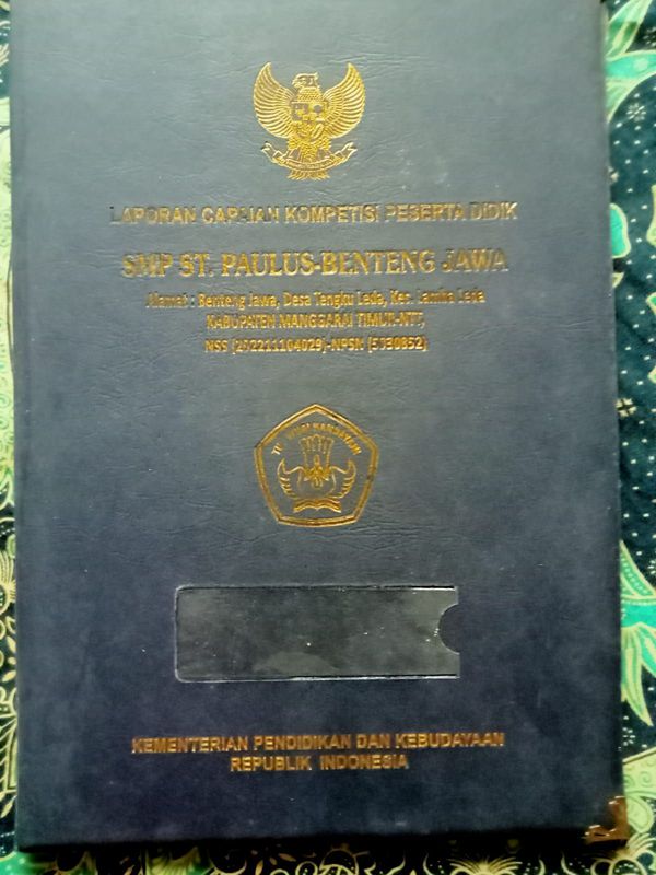 SAMPUL RAPORT K13