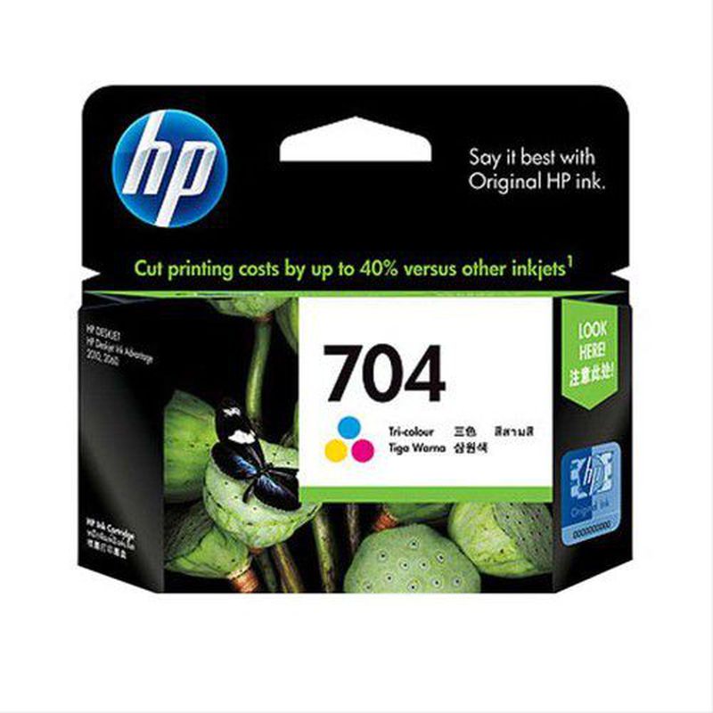 Tinta Inkjet HP 704 Colour