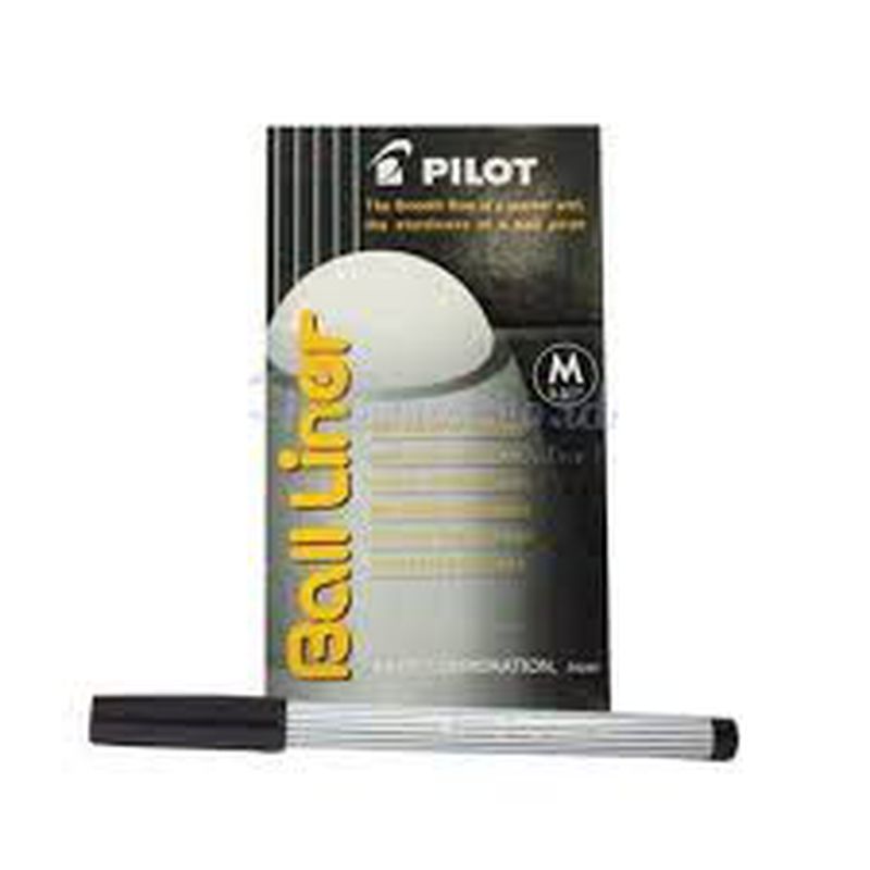 Ballpoint Pilot Balliner Medium MM Hitam dan Biru