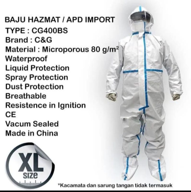 Baju Hazmat/APD Import