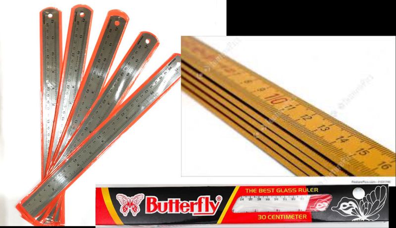 PENGGARIS KAYU, BESI, PLASTIK - Kayu