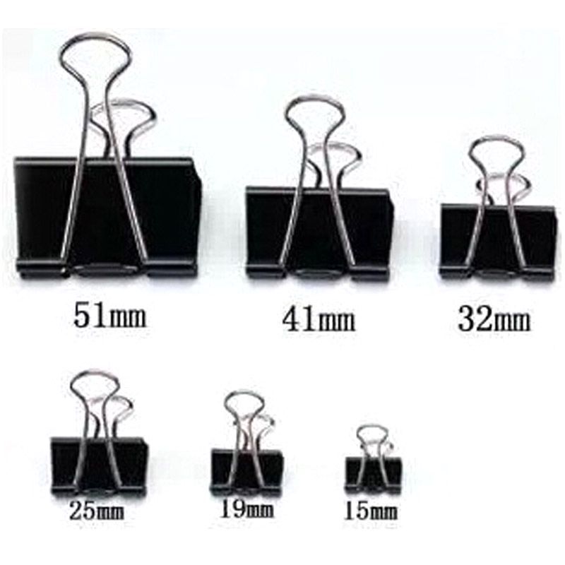 Paper Clip spek Binder Clip Metal Silver