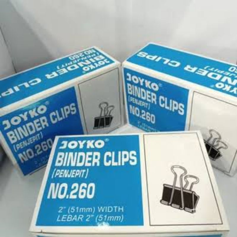 Binder Klip - Penjepit Kertas No. 260