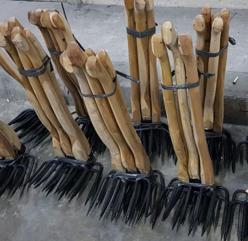 CANGKRANG GARUKAN SAMPAH BESAR GAGANG KAYU SUPER