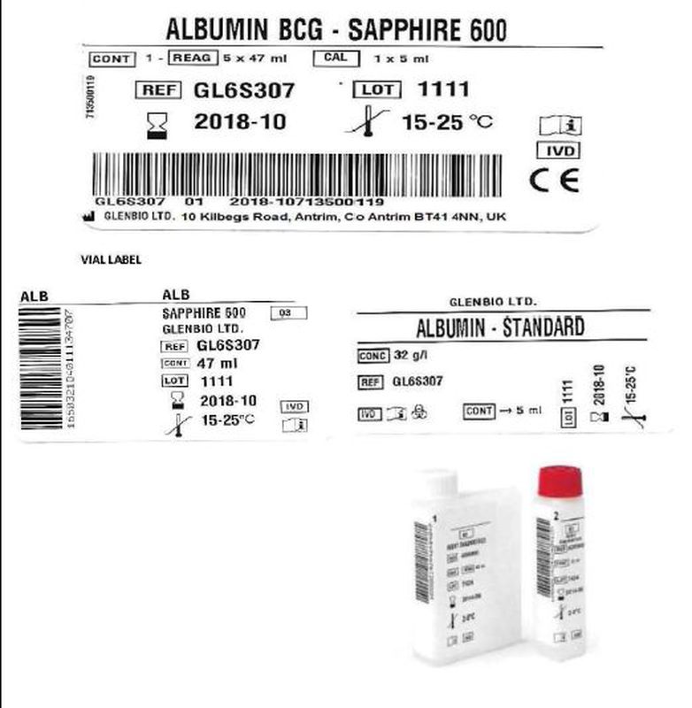 GLENBIO Albumin BCG Reagent Kit