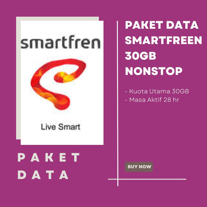 Paket Data Smartfren 30 GB Nonstop