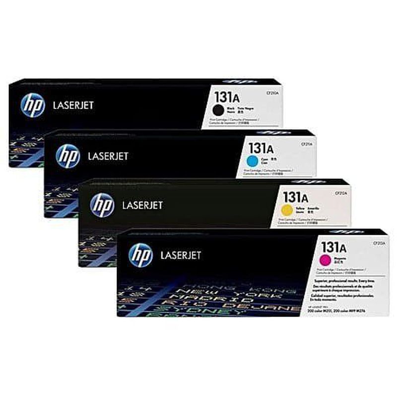 Hewlett-Packard Toner Printer LaserJet 131A Black Original Baru - Hitam