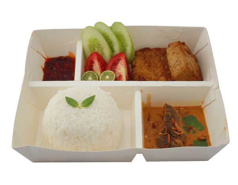 PAKET NASI BOX TONGSENG SAPI