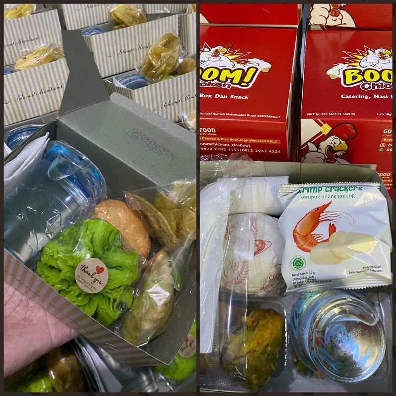 Paket Nasi dan Snack Box