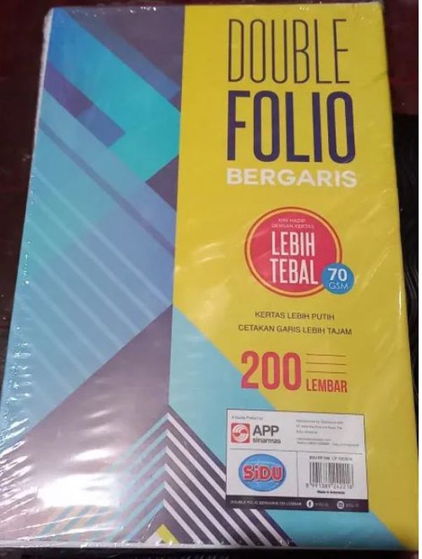 Kertas HVS DF bergaris 70 gsm