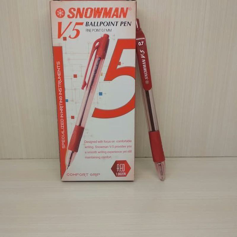 Bolpoint Snowman V5 Red