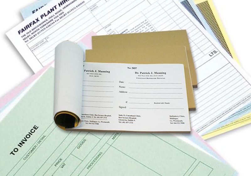 Nota/Faktur tinta 1 warna - Kuning