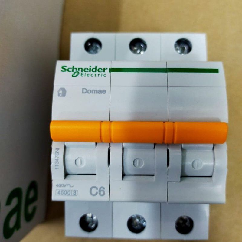 mcb scheineder DOMAI 6a-25a 3 phase