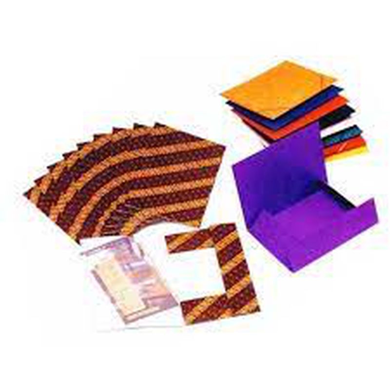 Stop Map Carboard Document File Batik F4 Foolscap