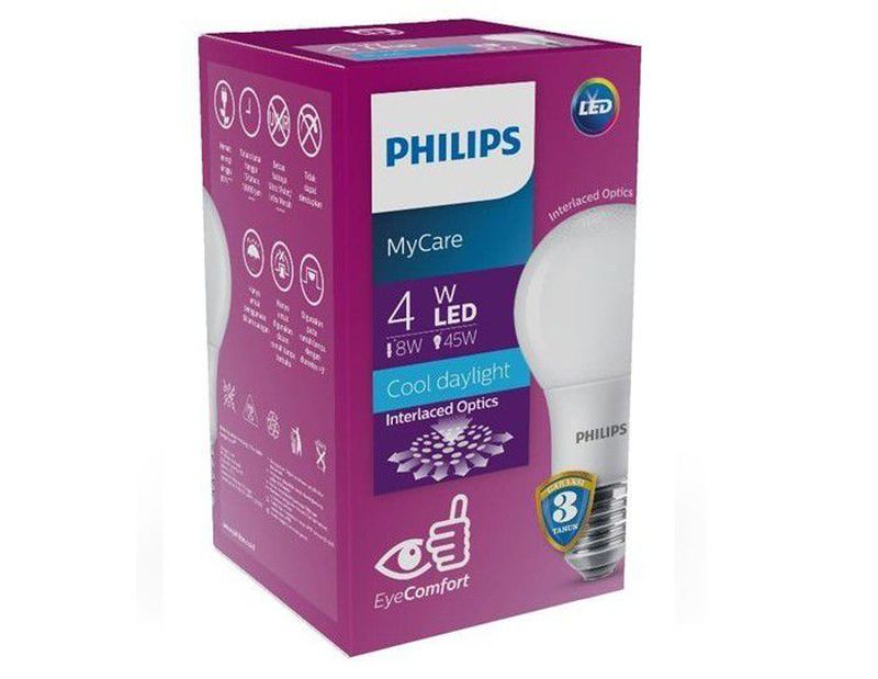 Lampu Philips LED 4 W Besar