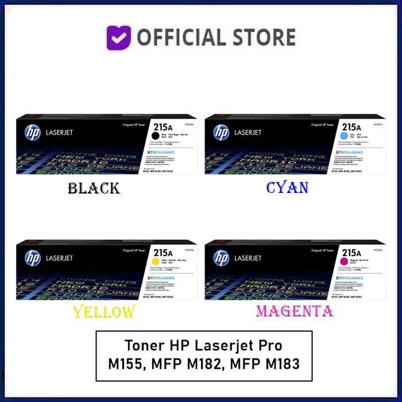Toner HP 215A Black Original (W2310A) DAN Toner HP 215A Color Original Cyan,Magenta,Yellow ...