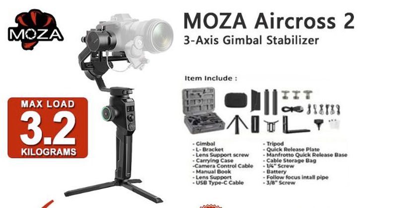Moza AirCross 2 Moza Air Cross 2 3 Axis Gimbal Stabilizer