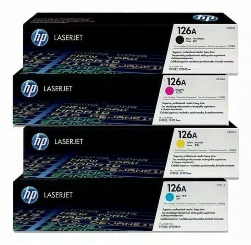Hewlett-Packard Toner Printer LaserJet 126A Original Baru - Hitam