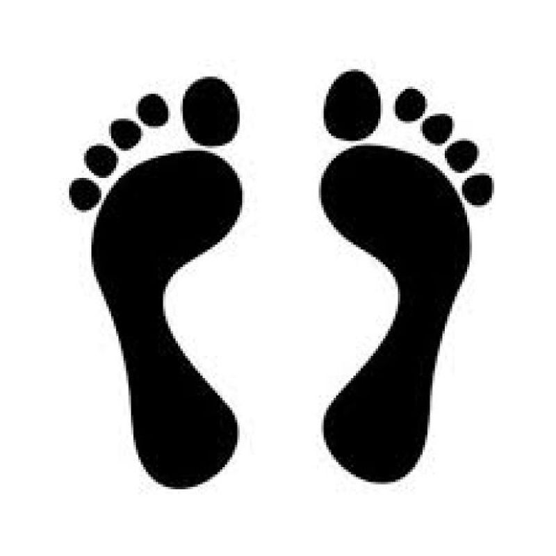 Sticker Jejak Kaki